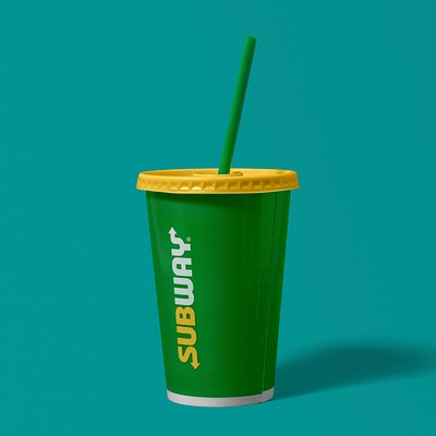 Subway cup. AUGUST 12, 2021 | Free Photo - rawpixel