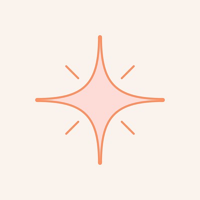 Aesthetic star sticker, meteor line | Premium PSD - rawpixel