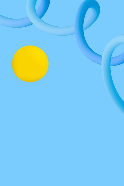 Blue squiggle background, 3D abstract | Free Photo - rawpixel