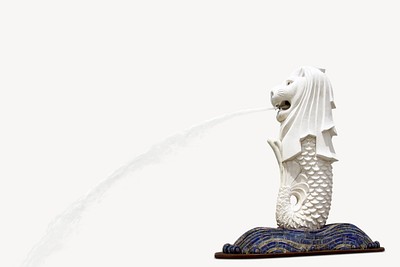 Merlion png transparent border background, | Free PNG - rawpixel