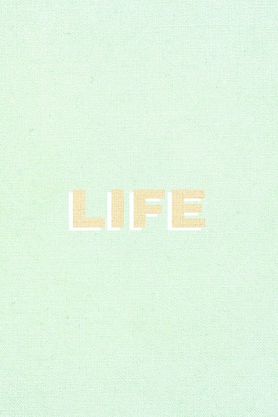 Life word pastel textured font | Free Photo - rawpixel