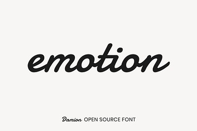 Damion open source font Vernon | Free Font Add-on - rawpixel