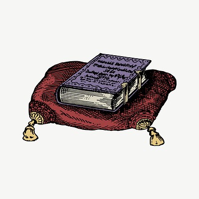 Spell book clipart, witchcraft illustration | Free Vector - rawpixel