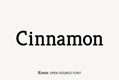 Kreon open source font Julia | Free Font Add-on - rawpixel