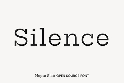 Hepta Slab open source font | Free Font Add-on - rawpixel