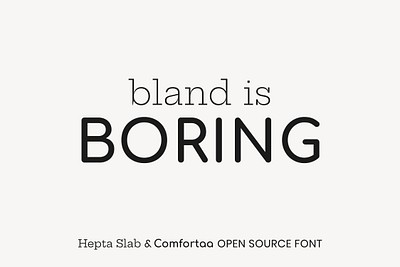 Hepta Slab & Comfortaa open | Free Font Add-on - rawpixel