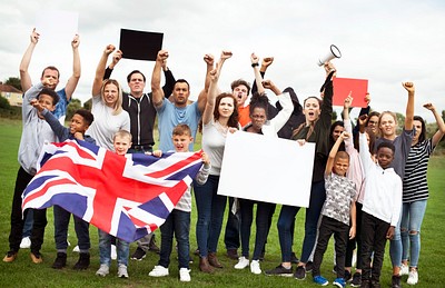 Group of activists are protesting | Premium PSD - rawpixel