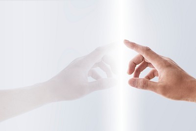 Futuristic transparent touch screen mockup | Premium PSD - rawpixel