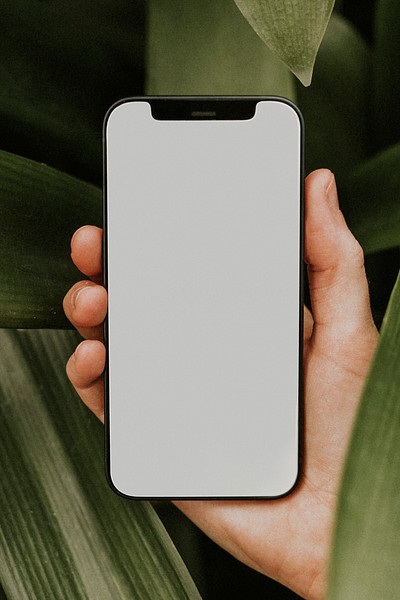 Blank mobile phone screen image | Premium Photo - rawpixel