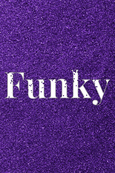 Funky glittery slang typography word | Free Photo - rawpixel