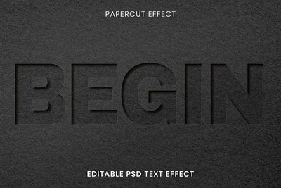 Editable paper cut psd template | Premium PSD Add-on - rawpixel