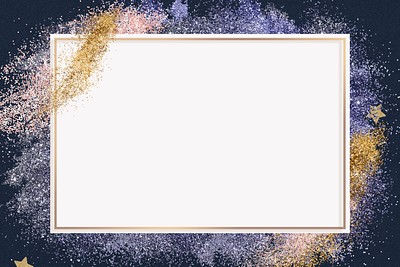 Glitter frame png purple sparkly | Premium PNG - rawpixel