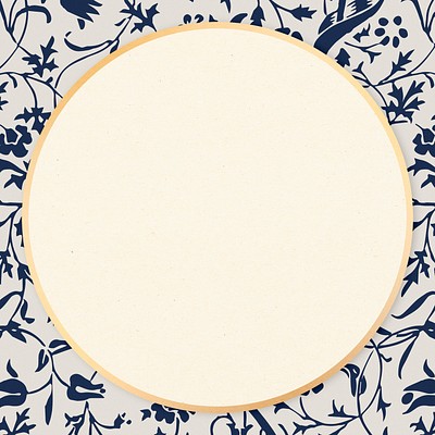 Vintage blue tulip flower frame | Premium PSD - rawpixel