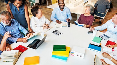 Seniors learning in an adult | Premium Photo - rawpixel