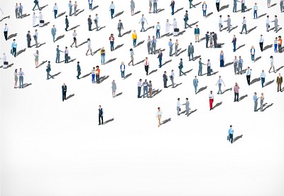 Crowd Large Group People Multiethnic | Premium Photo - rawpixel