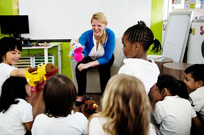Happy kids at elementary school | Free Photo - rawpixel