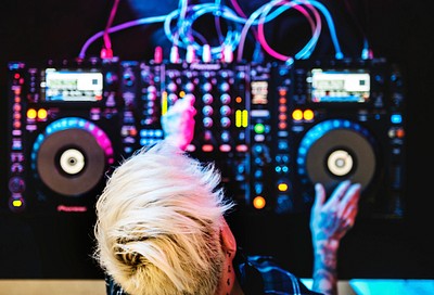 Dj playing music sound mixer | Premium Photo - rawpixel