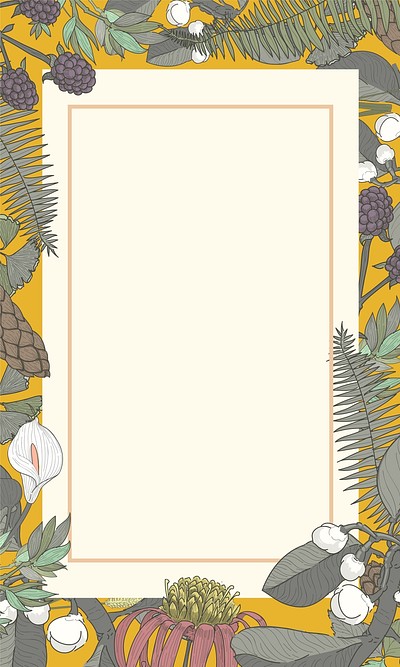 Illustration of nature plant frame | Premium Vector - rawpixel