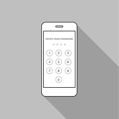Illustration of mobile phone with enter | Premium Vector - rawpixel