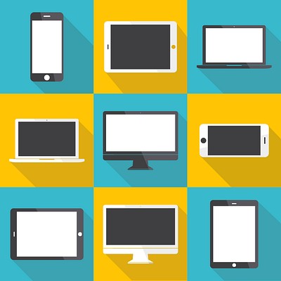 Illustration of digital devices isolated | Premium Vector - rawpixel