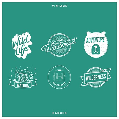 Set of travel badges | Premium Vector - rawpixel