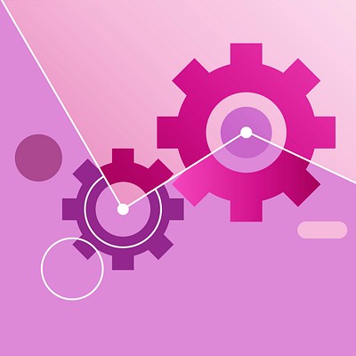 Illustration of process gear | Premium Vector - rawpixel