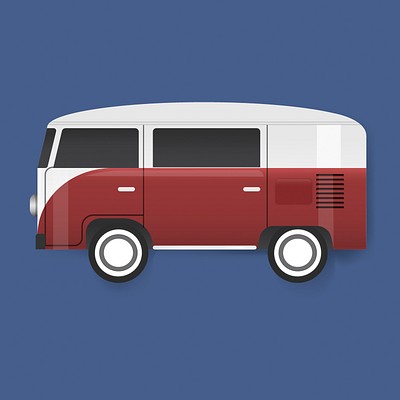 Illustration of a van | Premium Vector - rawpixel