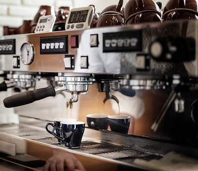 coffee machine coffee shop | Premium Photo - rawpixel