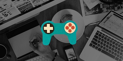 Man using computer with game | Photo - rawpixel