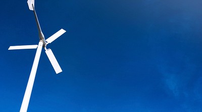 Wind turbine power generator blue | Free Photo - rawpixel