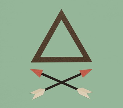Triangle Pyramid Arrow Sign Icon | Free Photo - rawpixel