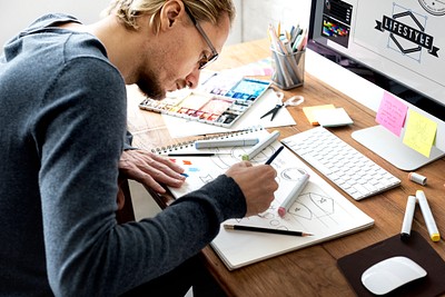 Designer at work | Premium Photo - rawpixel