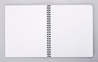 Free open notebook grey background | Free Photo - rawpixel