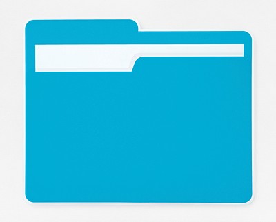 Blue document folder icon isolated | Premium PSD - rawpixel