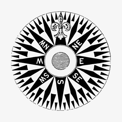 Common compass card Rob Roy | Free Photo Illustration - rawpixel
