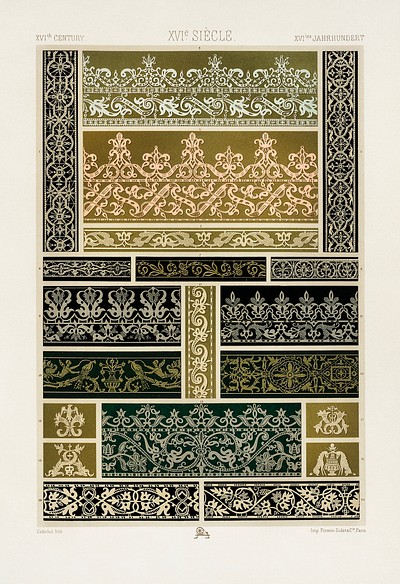 16th Century pattern. Digitally enhanced | Free Photo Illustration ...