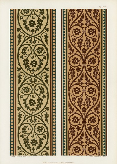Medieval pattern. Digitally enhanced our | Free Photo Illustration ...