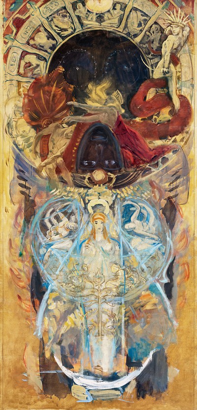 Study Boston Public Library Murals: | Free Photo Illustration - rawpixel