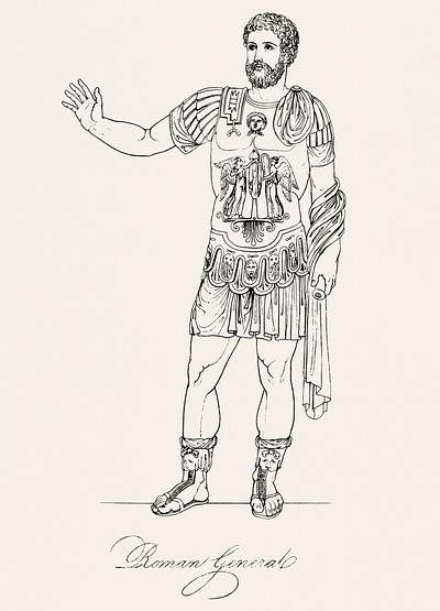Roman general from An illustration | Free Photo Illustration - rawpixel