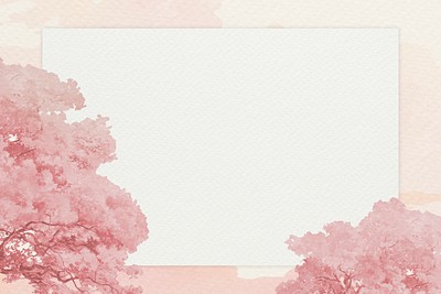 Pastel tree frame transparent png | Premium PNG - rawpixel