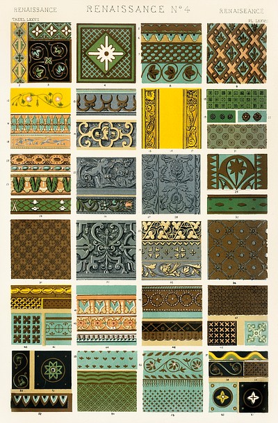 Vintage pattern illustration. Digitally enhanced | Free Photo ...