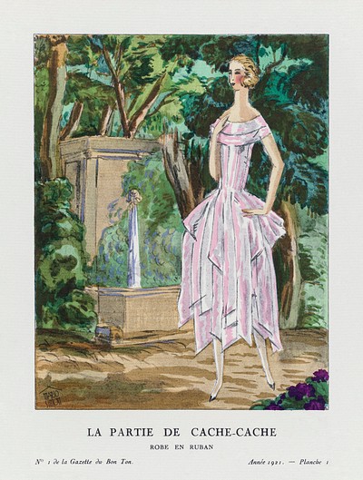 La partie de cache-cache / | Free Photo Illustration - rawpixel