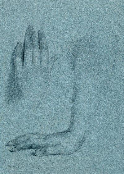Mercy's Hand Arm, Study "Mercy's | Free Photo Illustration - rawpixel