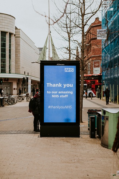 NHS's thank you staff advert | Free Photo - rawpixel