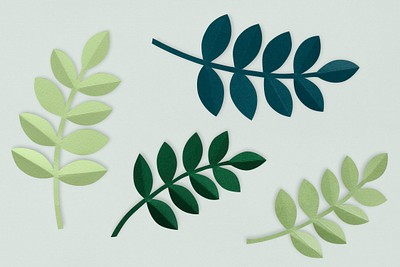 3D paper craft of leaves | Premium PSD - rawpixel