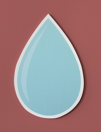 Water drop cut out icon | Free Photo - rawpixel