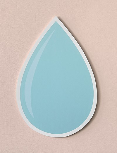 Water drop cut out icon | Free Photo - rawpixel