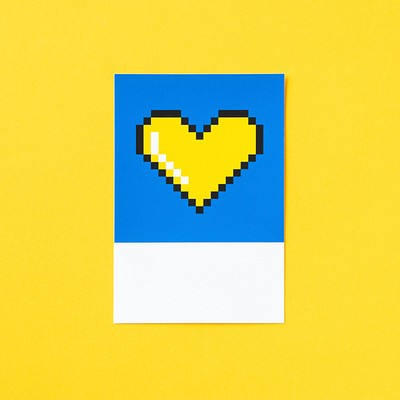 Pixelated heart shape 3D illustration | Free Photo - rawpixel