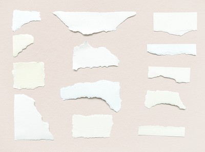 Blank torn paper templates set | Premium PSD - rawpixel