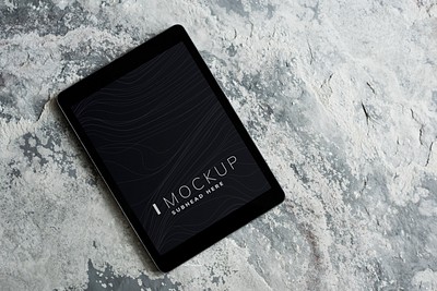 Wireless tablet screen mockup template | Premium PSD Mockup - rawpixel
